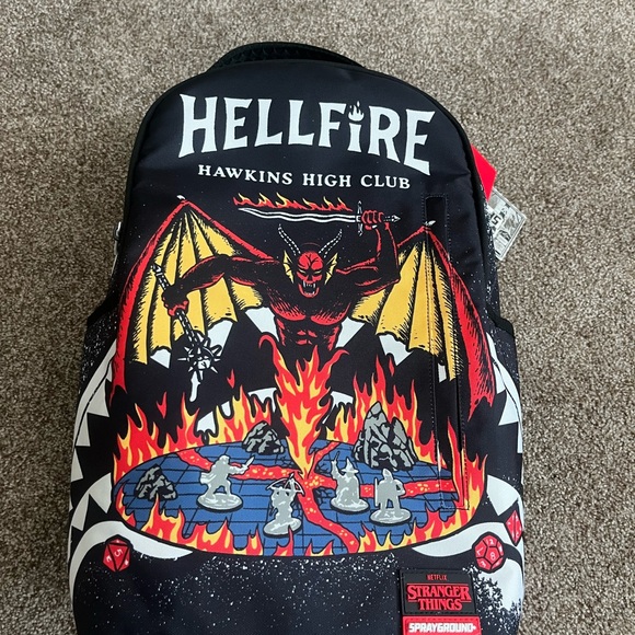 Sprayground | Bags | Sprayground Hellfire Hawkins High Club Backpack ...